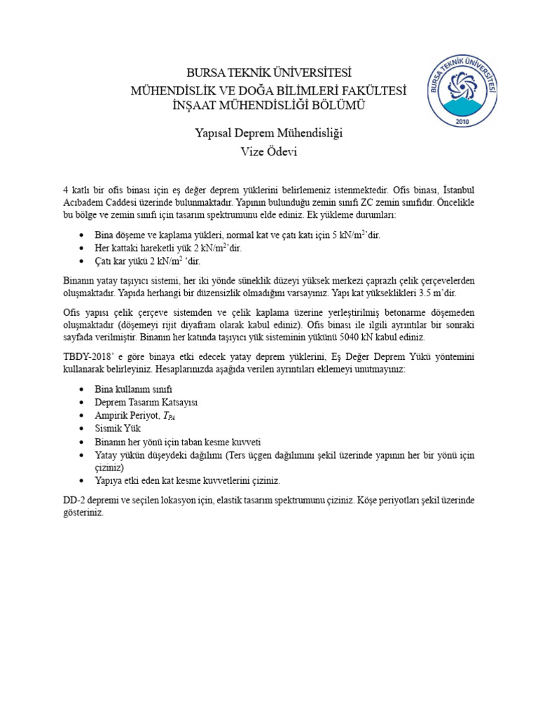 Vize Ödevi_2024 | PDF