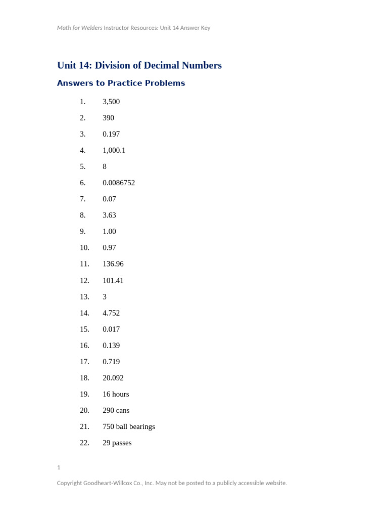 Unit14 Answerkey | PDF | Technology & Engineering