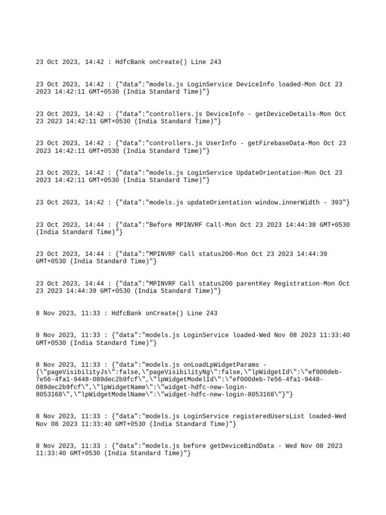 HdfcLogs 20 June 23 | PDF | Security Engineering | Security Technology