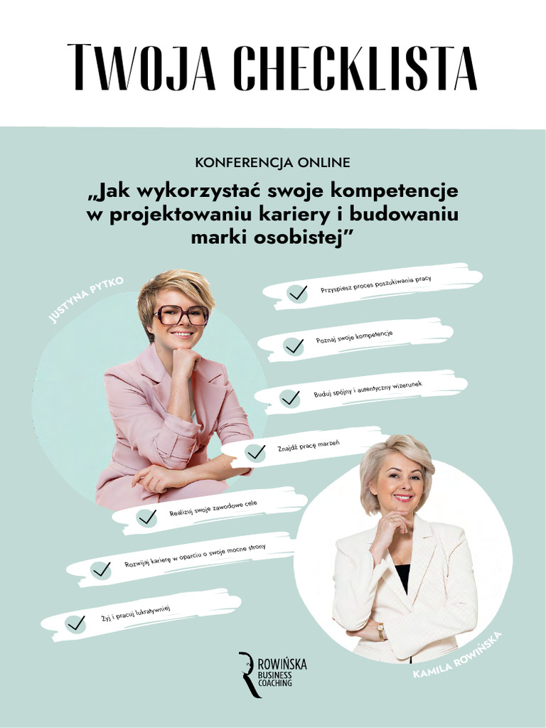 Justyna Pytko Ebook TWOJACHECKLISTA | PDF