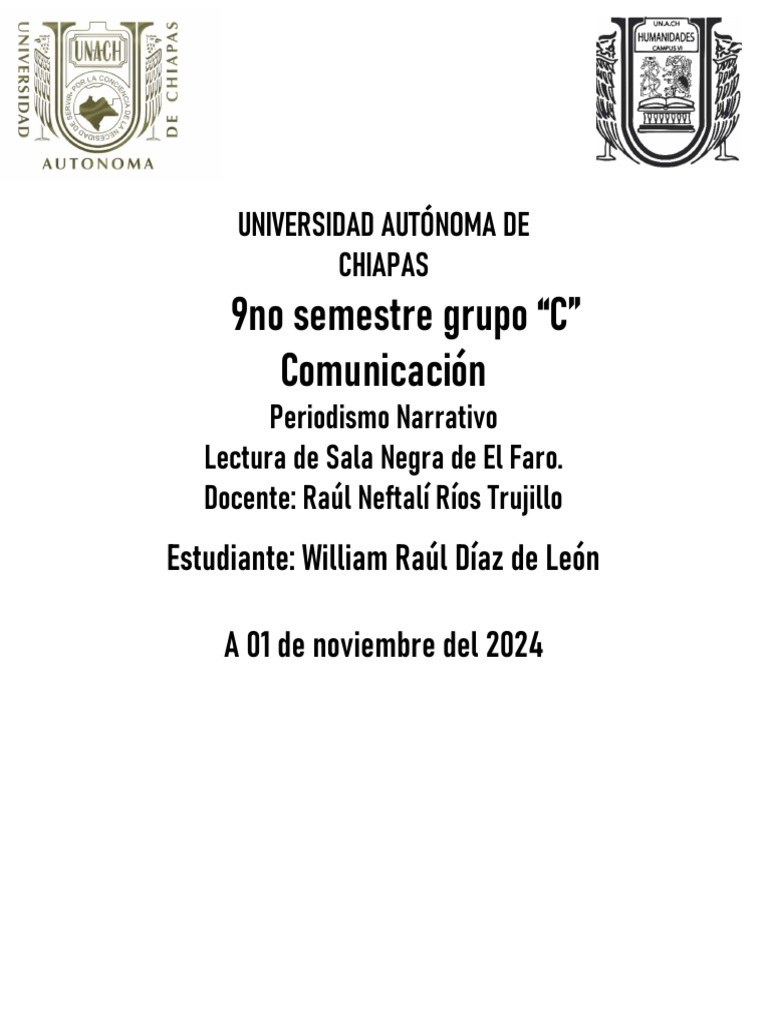 Sala Negra El Faro Act | PDF | Ciencias sociales