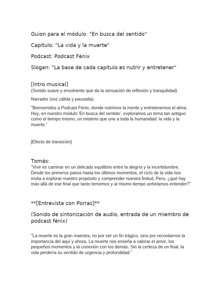 Capitulo 1 Modulo 3 La Vida & La Muerte | PDF | Existencia | Experiencia