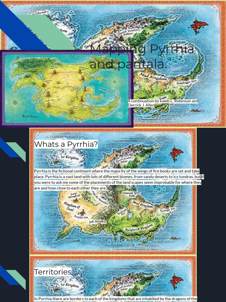 Mapping Pyrrhia and Pantala | PDF | Volcano | Island
