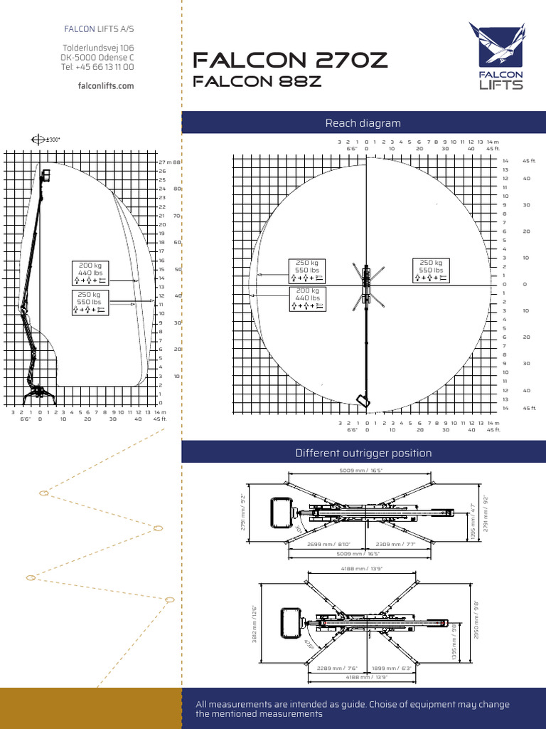 Falcon 270Z 88Z GB - US Datasheet | PDF