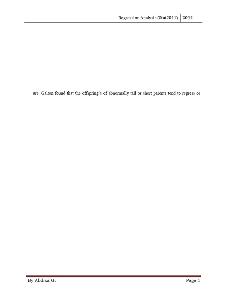 Understanding Regression Analysis Basics | PDF | Errors And Residuals | Regression Analysis