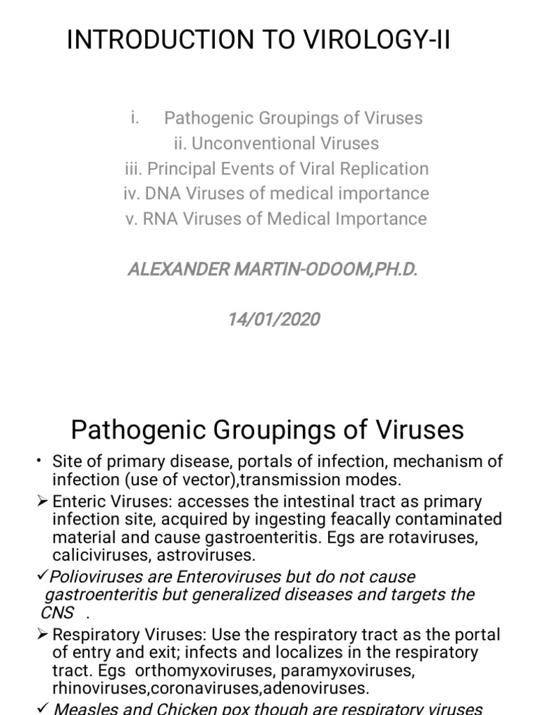Introduction To Virology Ii | PDF | Virus | Cell Membrane