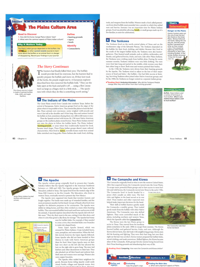 Social Studies Chapter - 4 Sections 5 and Review | PDF