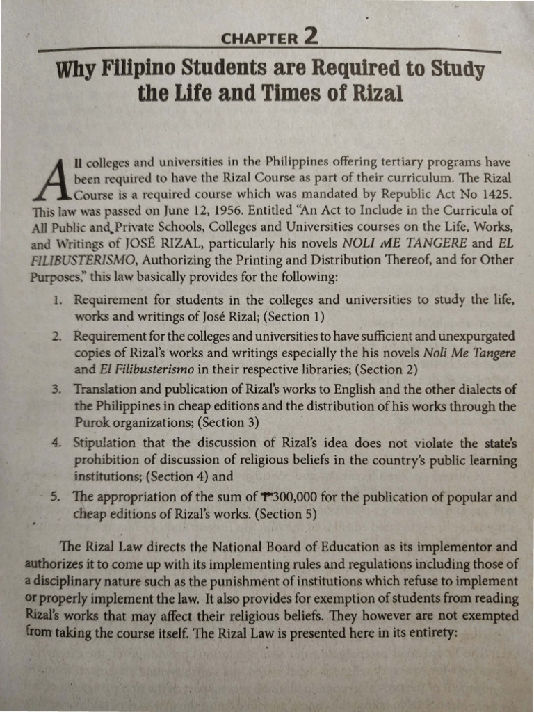 Importance of Rizal Course in Education | PDF | Social Science | Foreign Language Studies