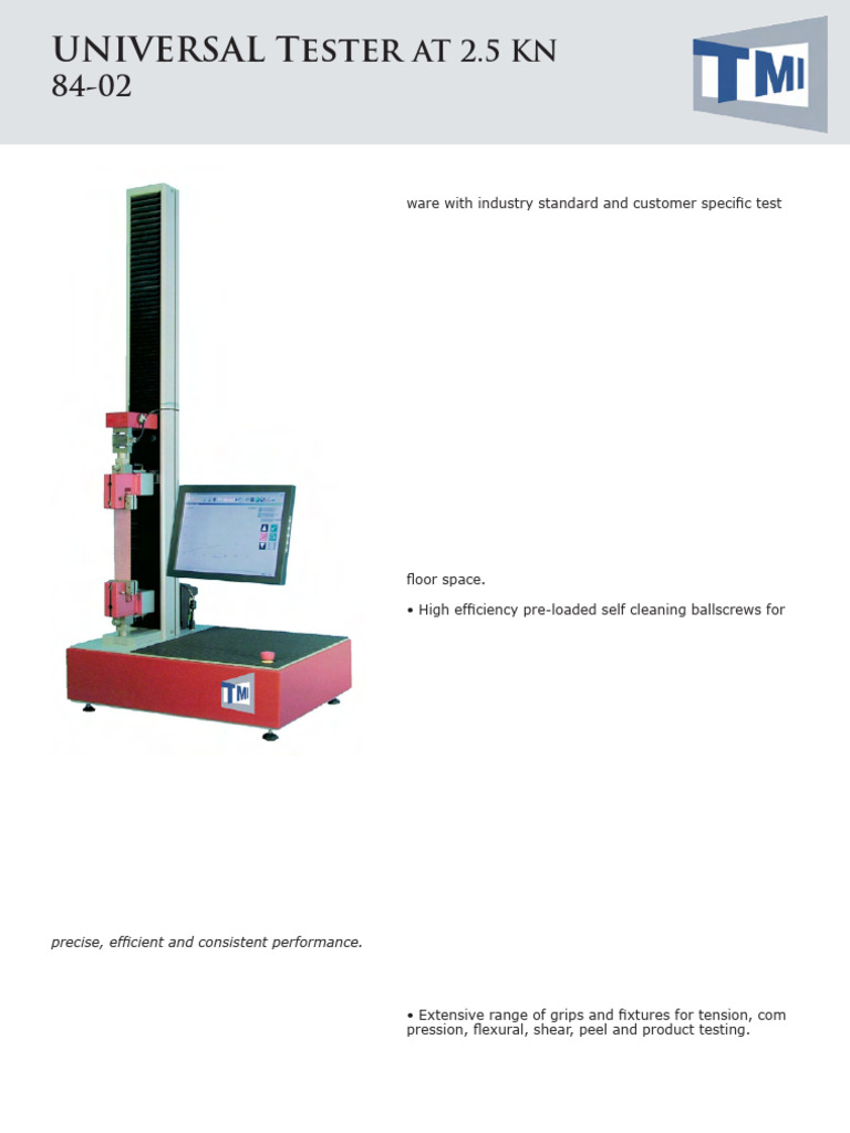 84 02 Universal Tester 2 - 5kn at | PDF | Microsoft Windows | Computing