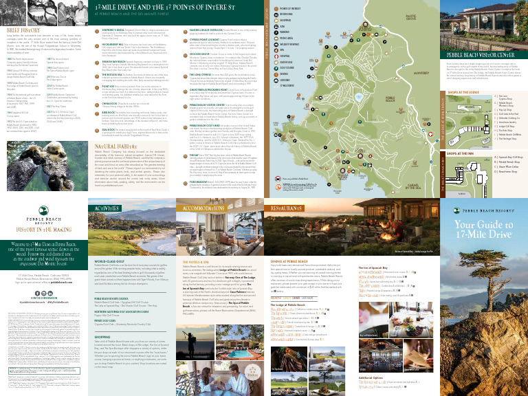 17-Mile Drive Visitor Guide | PDF