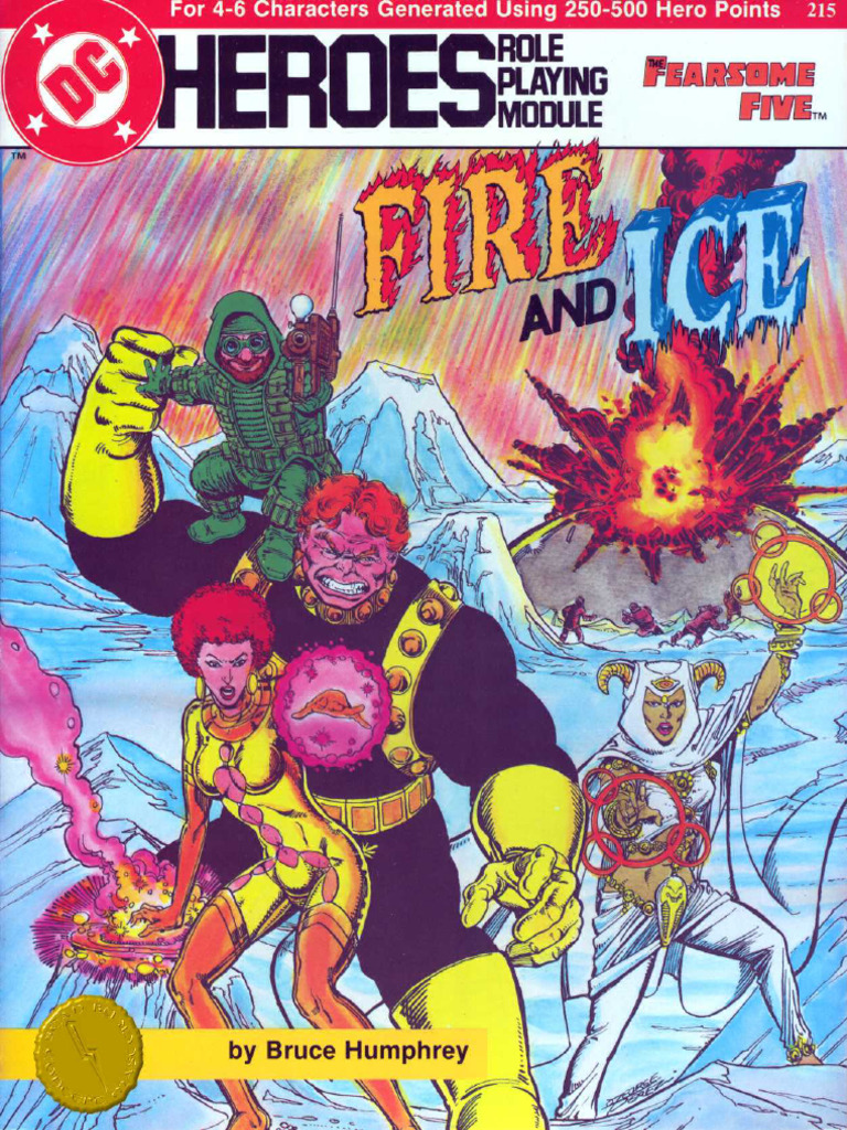 DC Heroes Fire and Ice | PDF