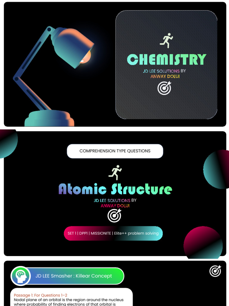 3JD Lee Set Practice | PDF | Electron Configuration | Atomic Orbital