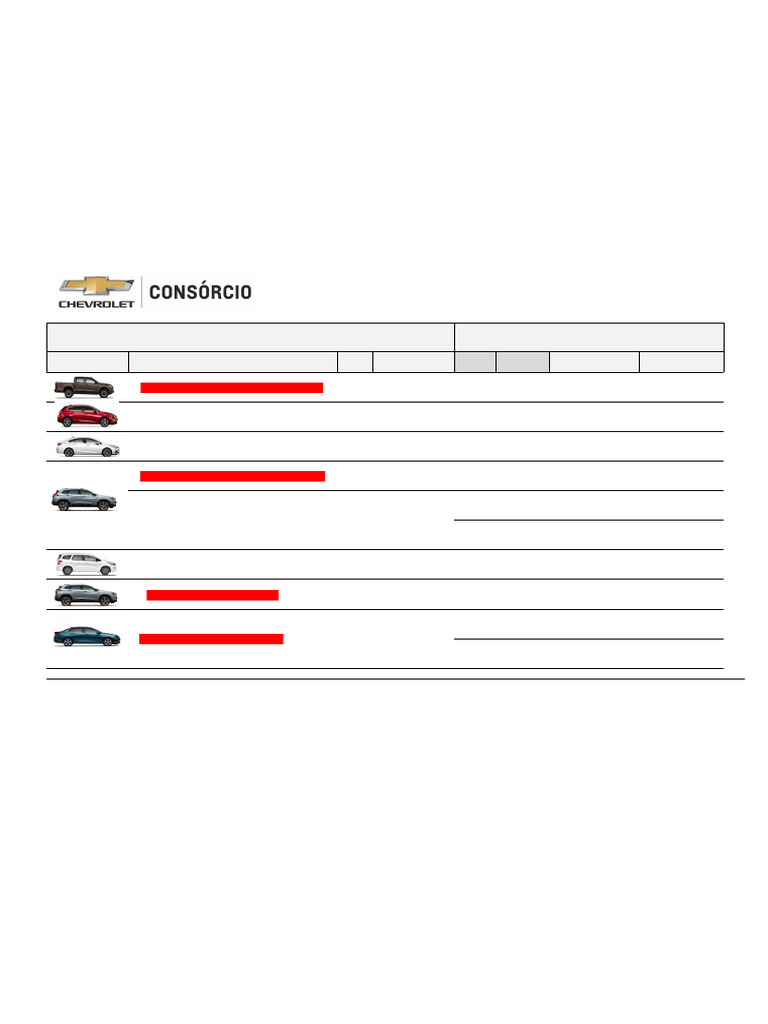 Tabela Normal Premium | PDF | Consórcio | Dinheiro