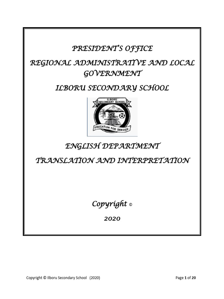 Translation and Interpretation Methods | PDF | Translations | Language ...