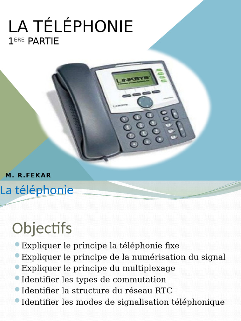 Principes de la téléphonie et signalisation | PDF | Échantillonnage ...