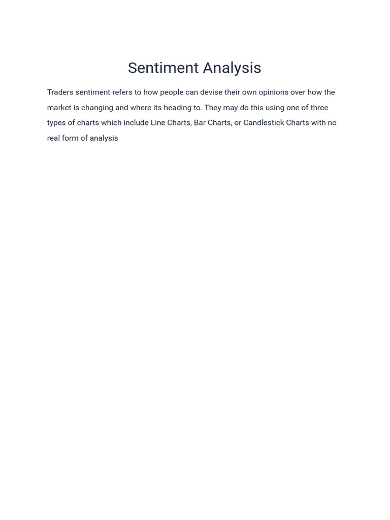 Sentiment Analysis Pdf Finance Money Management Politics