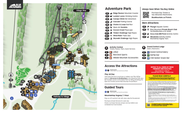 BMR FY24 Summer Adventure Park Map | PDF | Legal Liability | Negligence