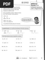 Interactive Homework Workbook Grade 5 Envision Math Answers | PDF ...