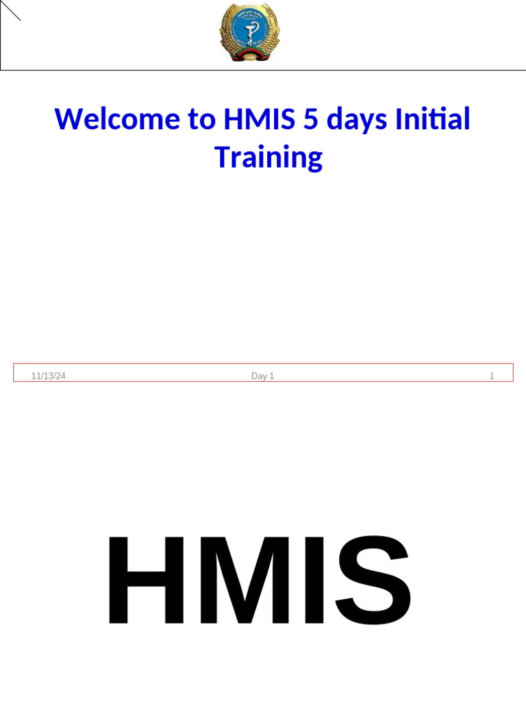 01 HMIS Presentation | PDF