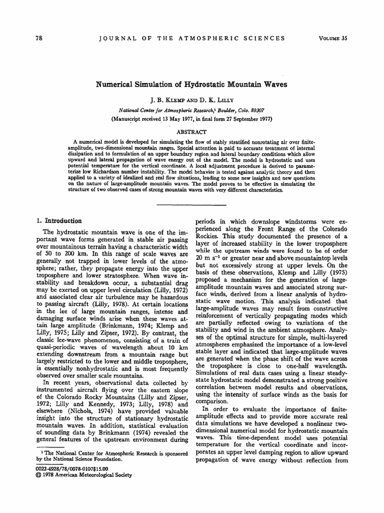 Klemp LillyJAS78 | PDF