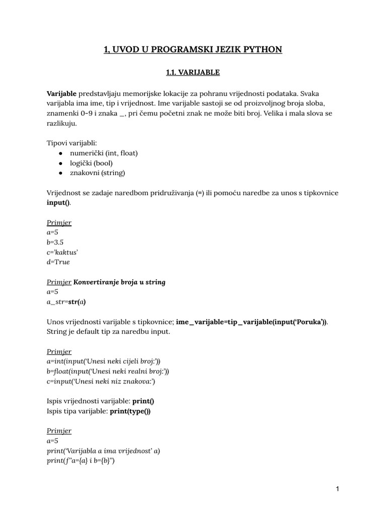 Računalno Razmišljanje I Programiranje | PDF