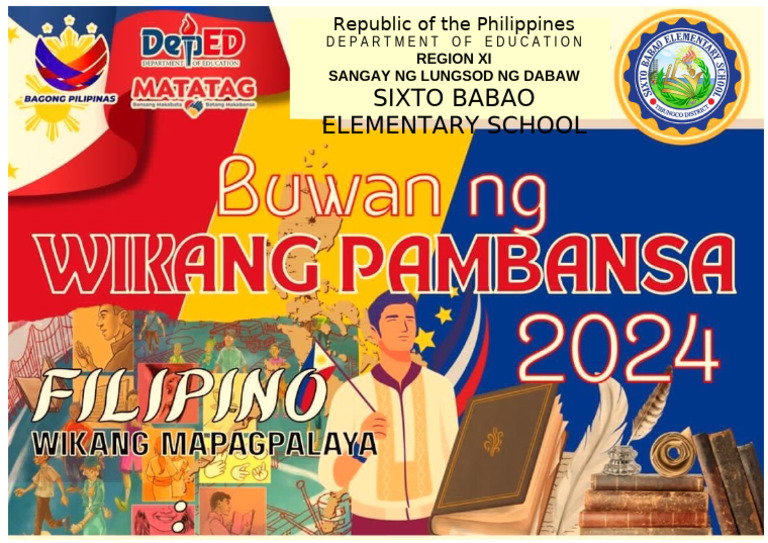 Tarpapel Background BUWAN NG WIKA | PDF