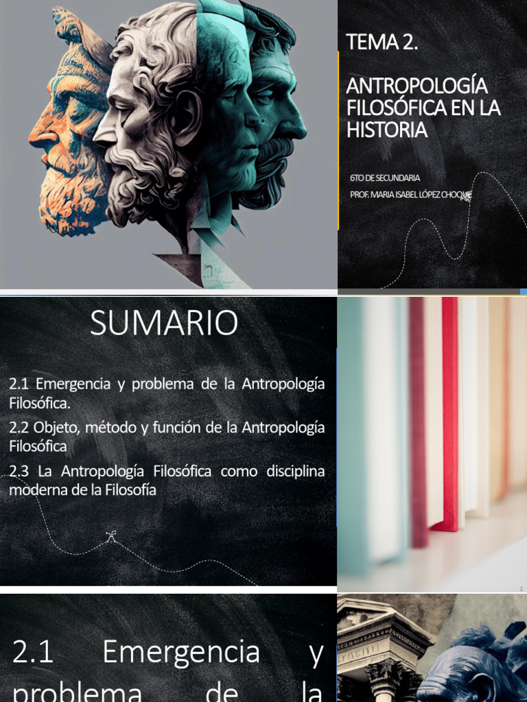 Antropología Filosófica: Conceptos Clave | PDF | Antropología ...