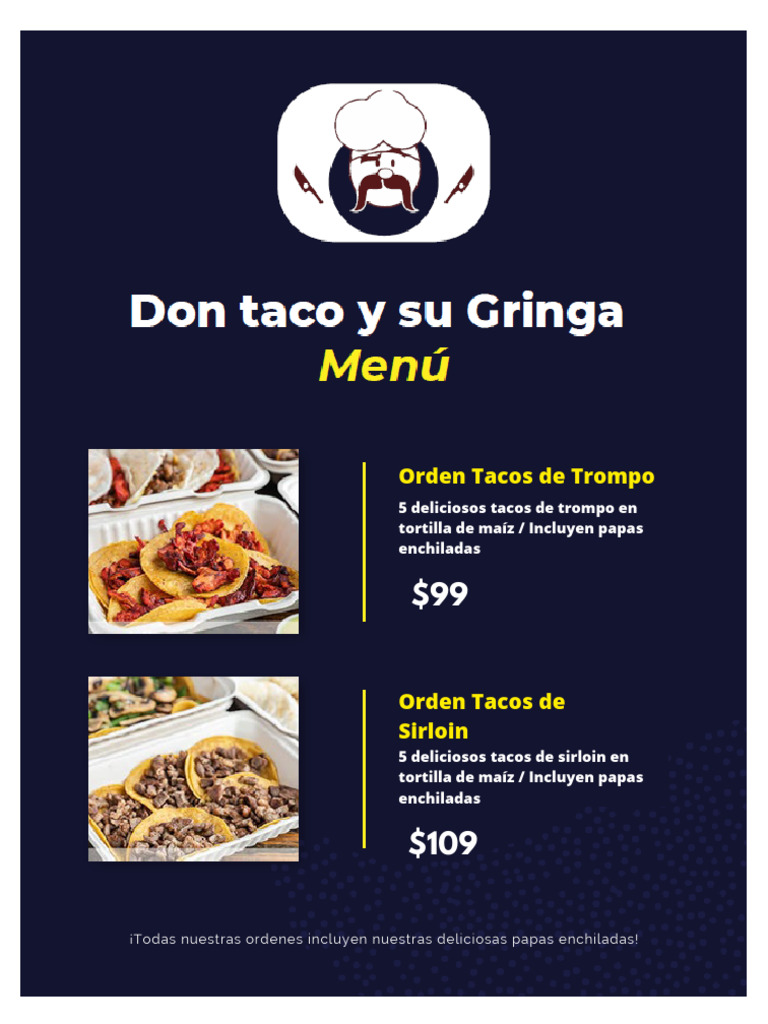 Menu Tacos | PDF