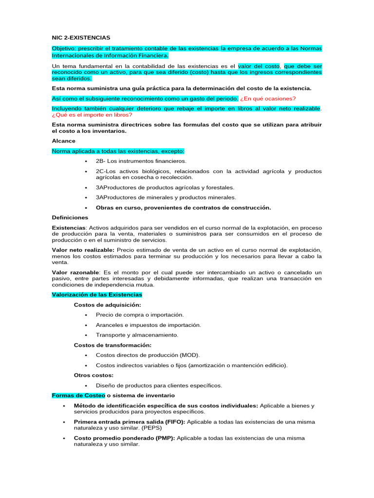 Inf Nic 2 | PDF | Contabilidad | Negocios económicos