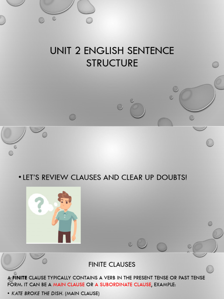 Understanding Finite and Non-Finite Clauses | PDF | Syntax | Linguistics