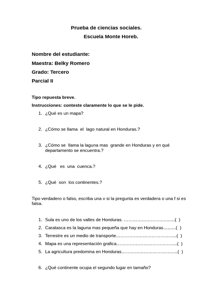 Sociales Tercer Grado. | PDF | Ciencias sociales
