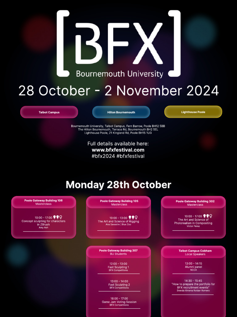 BFX Festival 2024: VFX & Animation Event | PDF
