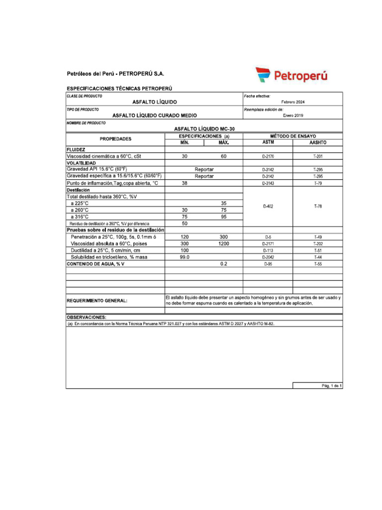 Aprobación de Documento por PETROPERU | PDF