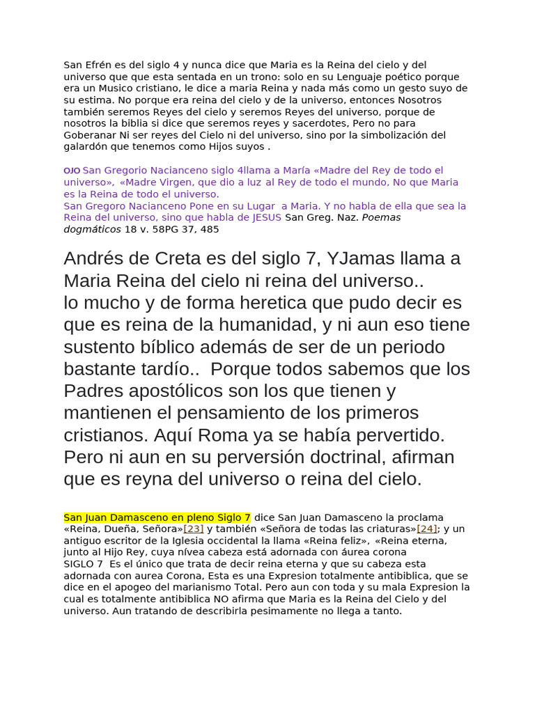 María: ¿Reina del cielo o mito? | PDF | María, madre de Jesús
