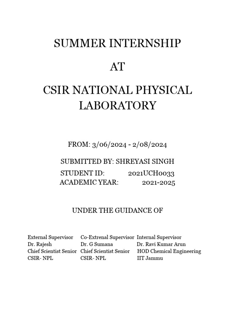 NPL Report | PDF | Ultraviolet–Visible Spectroscopy | Absorption ...