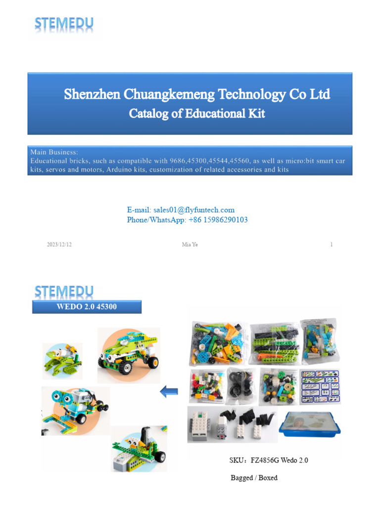 Stemedu Building Block Catalog - 202312 (2024-09-16 02 - 34 - 32) | PDF | Motor Vehicle | Vehicles