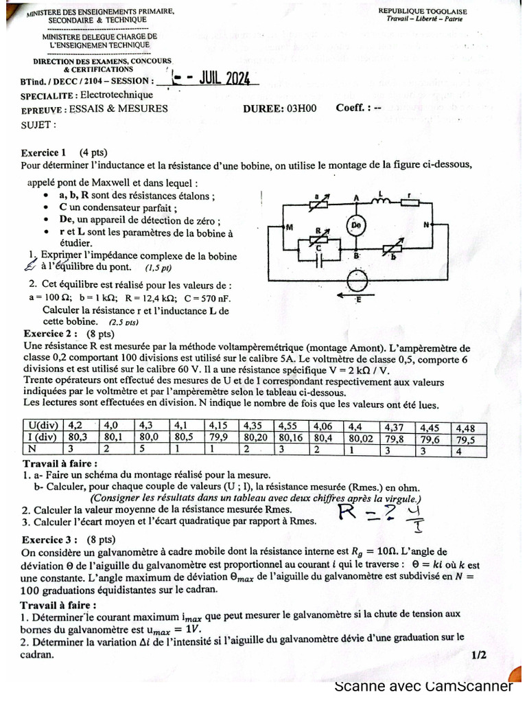 MESURE & ESSAI BT 2024 Electrotech | PDF