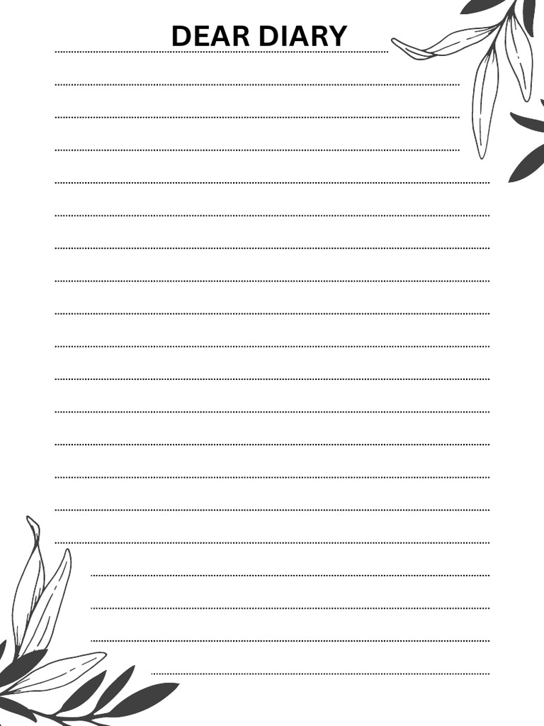 Dear Diary | PDF