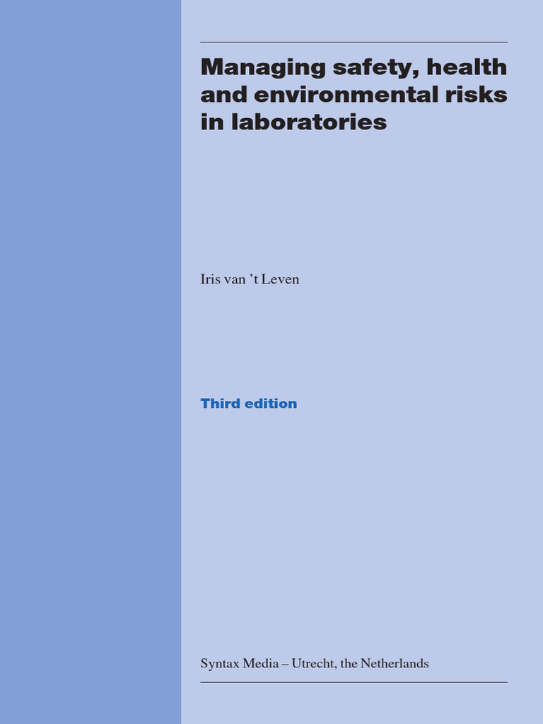 Managing Safety, Health and Environmental Risks in Laboratories | PDF ...