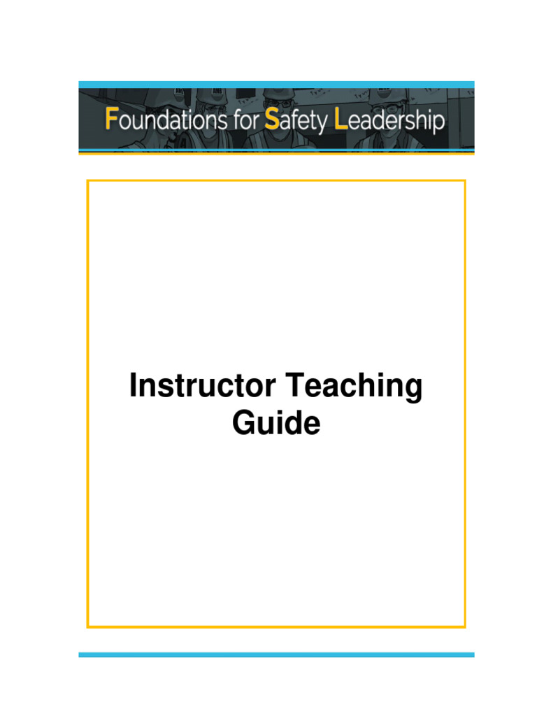FSL Instructor Guide FINAL | PDF | Safety | Leadership