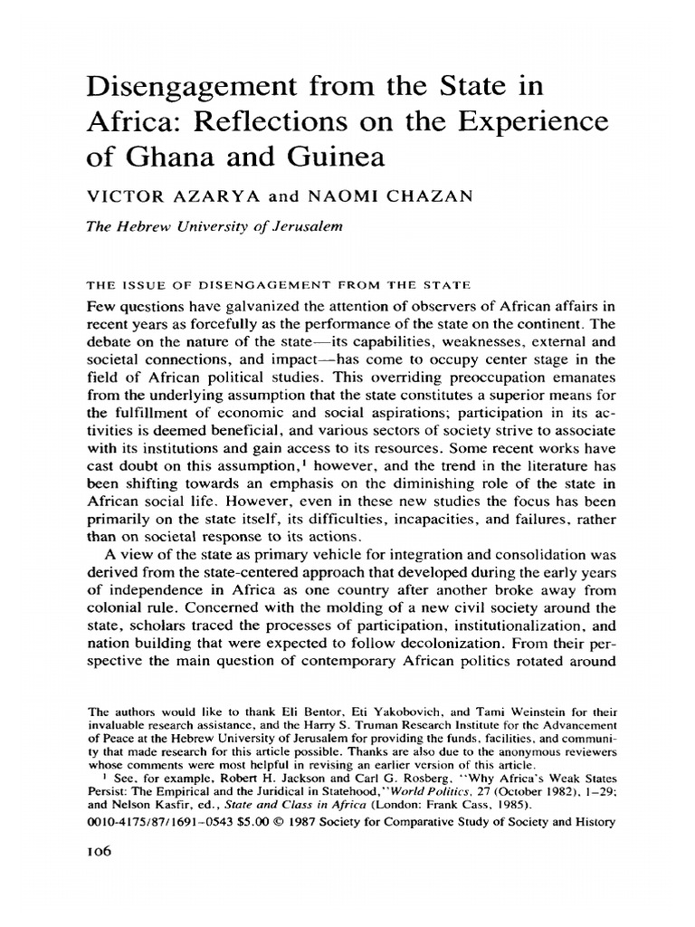 Azarya 1987 | PDF | Ghana | Guinea