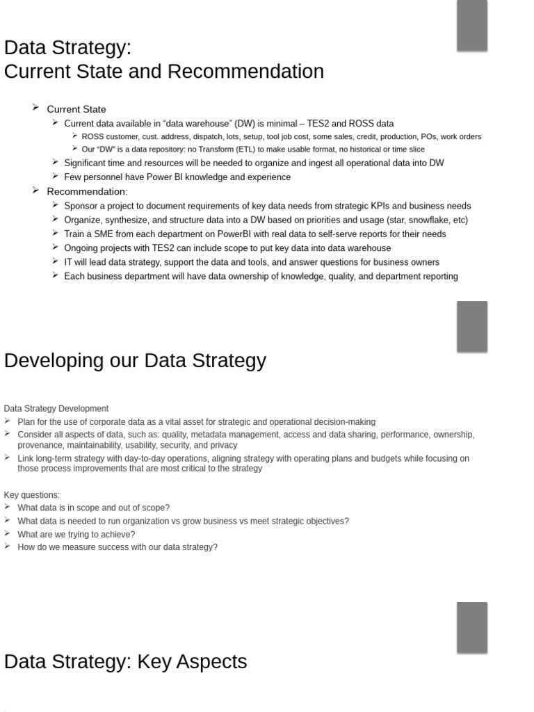 Enterprise Data Strategy Gen | PDF | Data | Performance Indicator