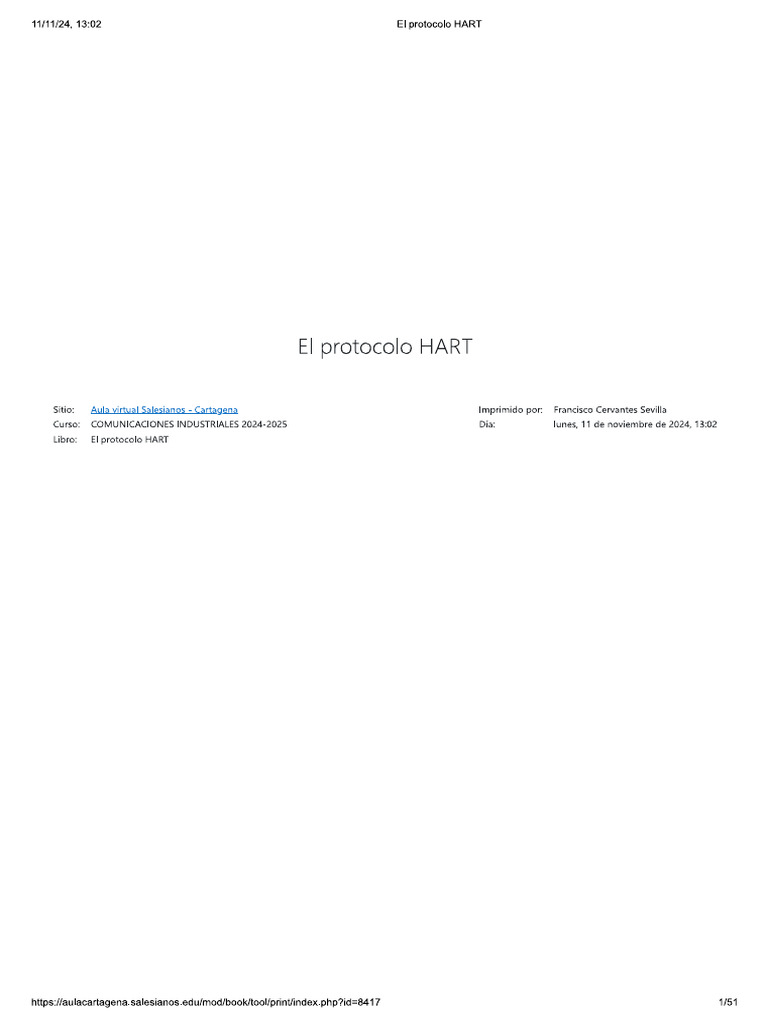 Tema Protocolo Hart | PDF