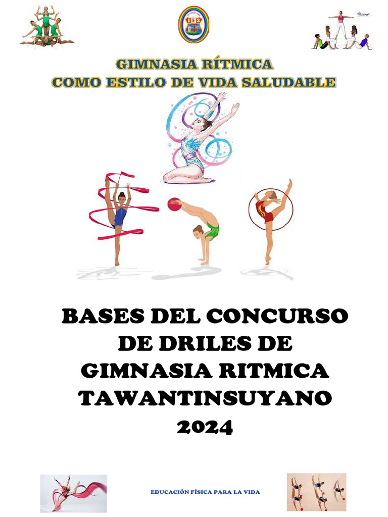 Bases Del Concurso Gimnasia Ritmica 2024 | PDF | Ritmo | Gimnasia