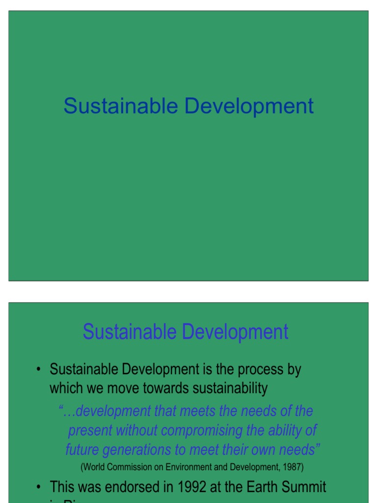 Sustainable Development | PDF | Sustainability | Sustainable Development