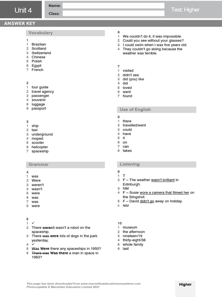 Level2 U4 Higher AK | PDF | Linguistics