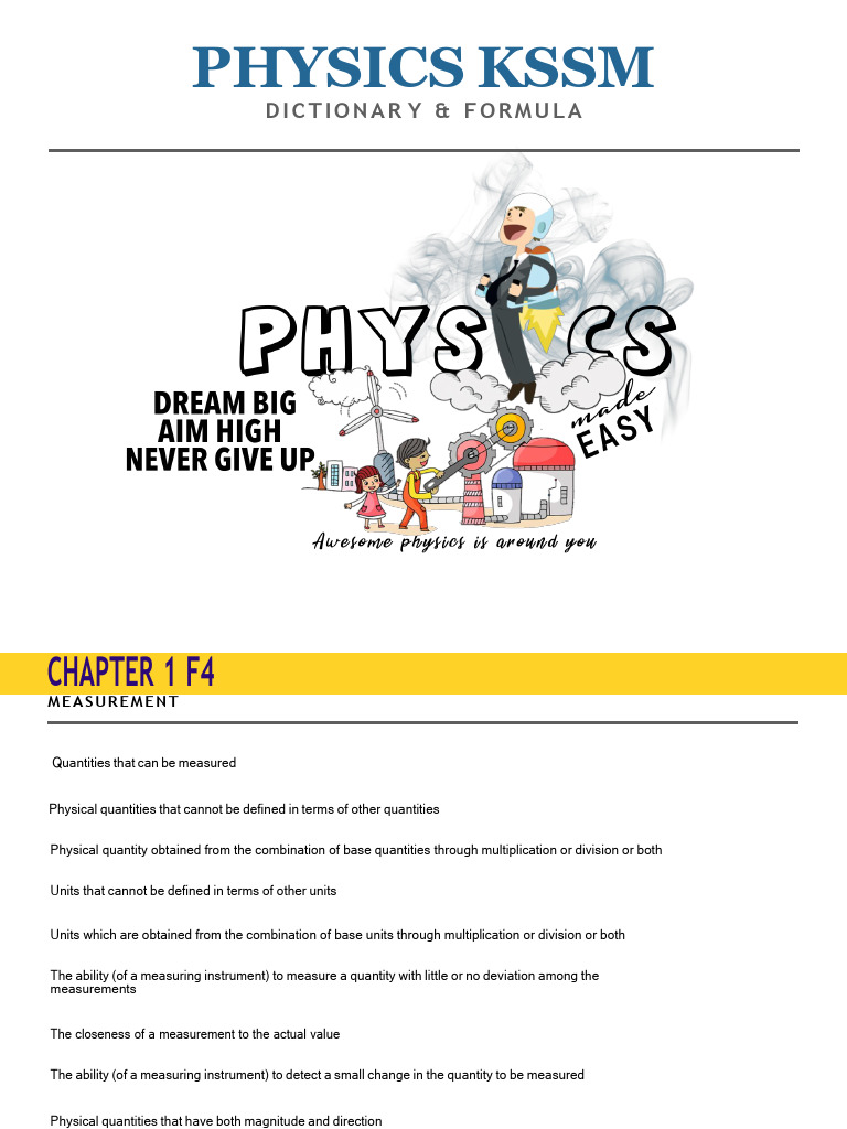 (Free) Physics Dictionary KSSM | PDF | Waves | Force