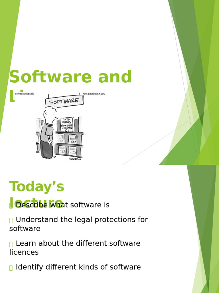 L3 - Software and Licences | PDF | Operating System | Window (Computing)