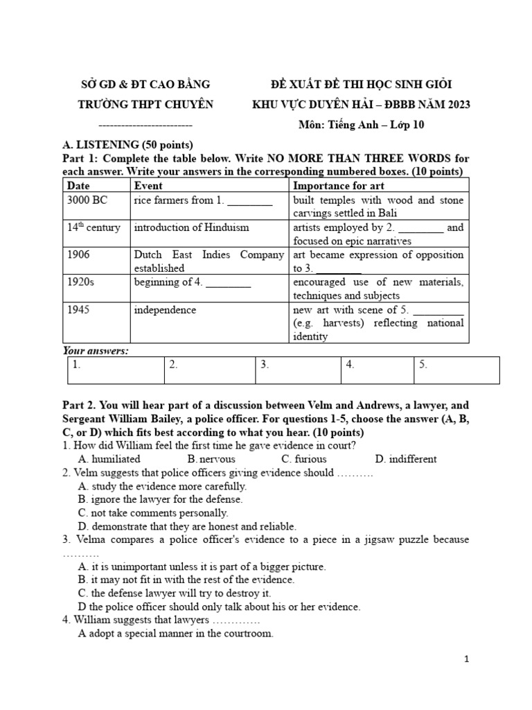English Proficiency Exam 2023 | PDF