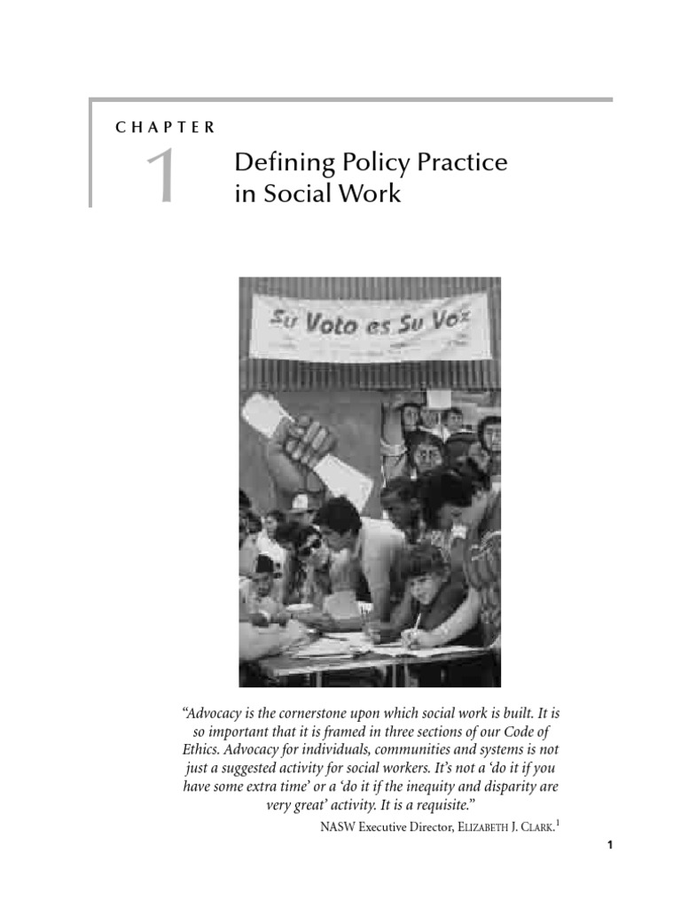 Social Work and Policy Advocacy Essentials | PDF | Social Work | Policy